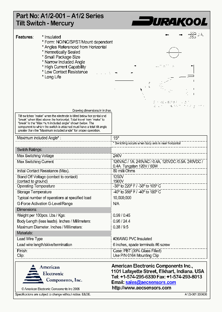 A-001_8674824.PDF Datasheet Download --- IC-ON-LINE