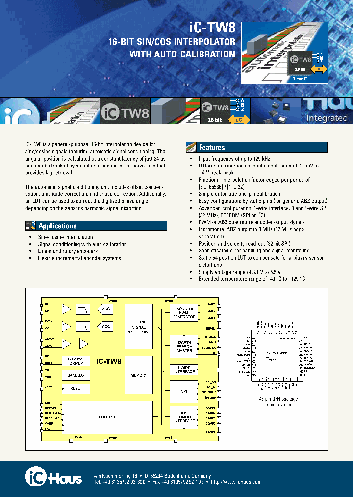 IC-TW8_8833815.PDF Datasheet Download --- IC-ON-LINE