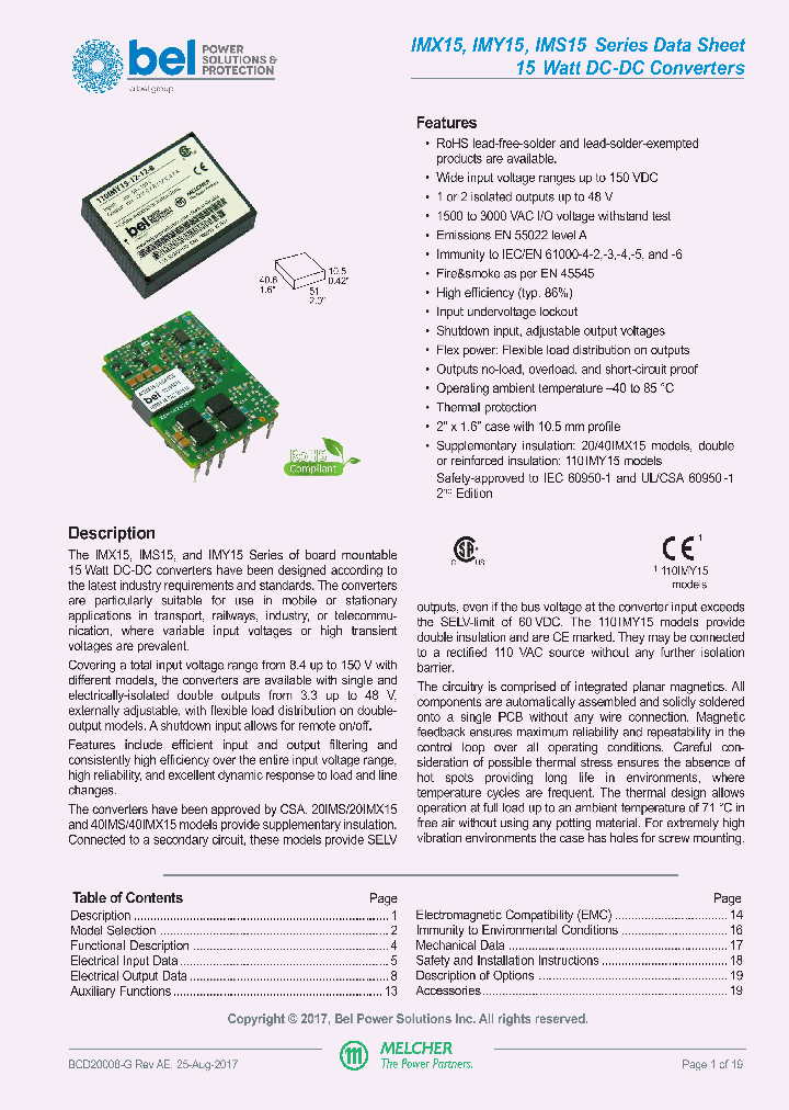 IMX15_8841837.PDF Datasheet Download --- IC-ON-LINE
