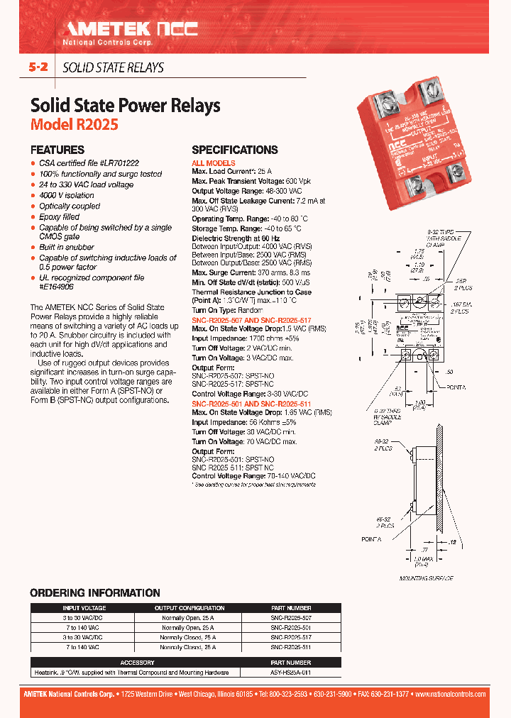 SNC-R2025-517_8844179.PDF Datasheet Download --- IC-ON-LINE