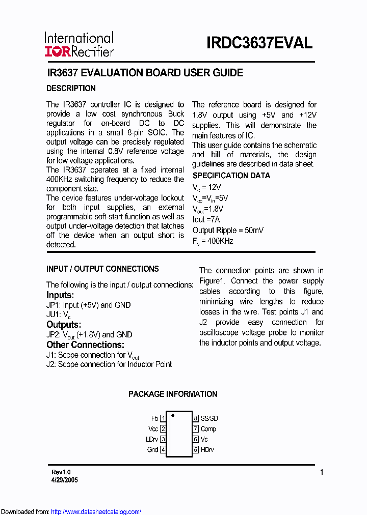 IRDC3637_8892151.PDF Datasheet Download --- IC-ON-LINE