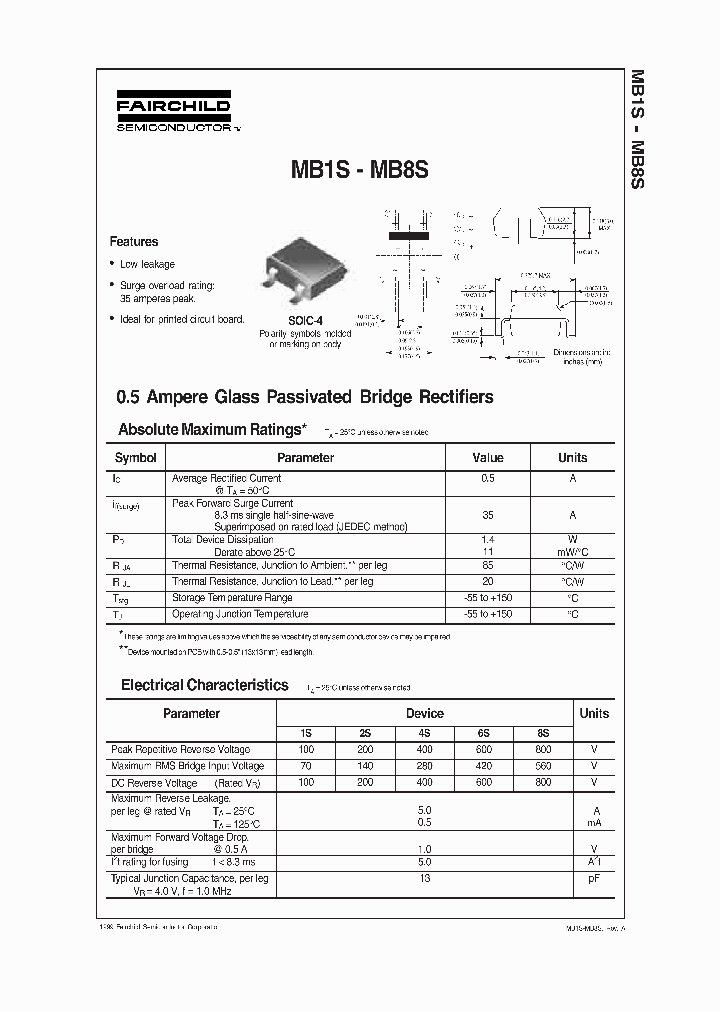 MB4S_8919453.PDF Datasheet Download --- IC-ON-LINE