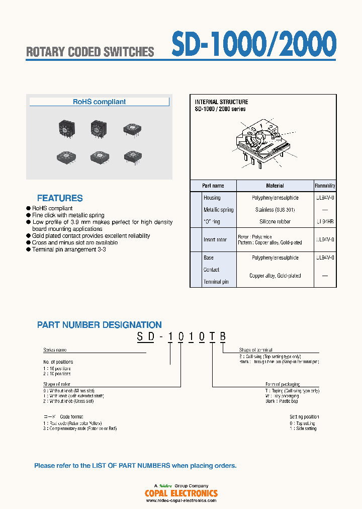 SD-1010WB_8961035.PDF Datasheet Download --- IC-ON-LINE