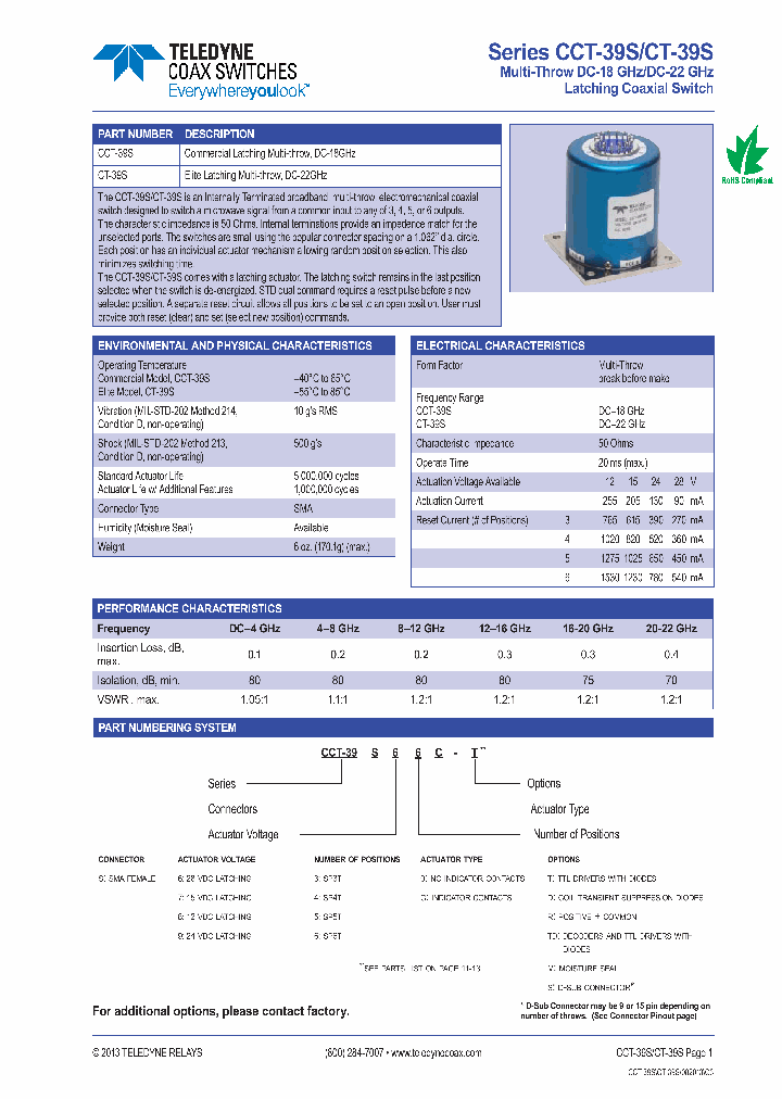 CCT-39S75C-S_8965391.PDF Datasheet Download --- IC-ON-LINE