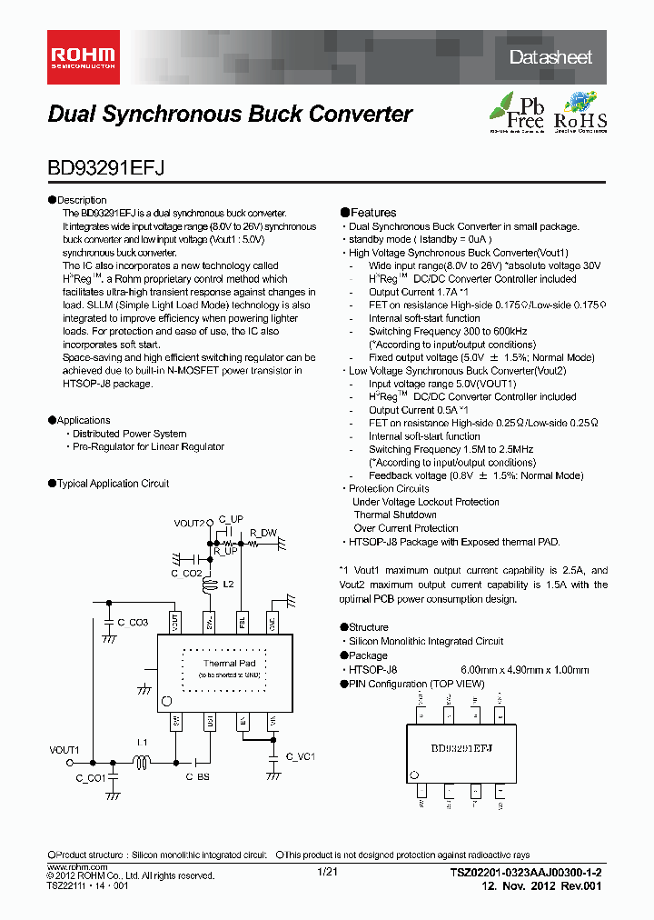 BD93291EFJ-E2_8975456.PDF Datasheet Download --- IC-ON-LINE