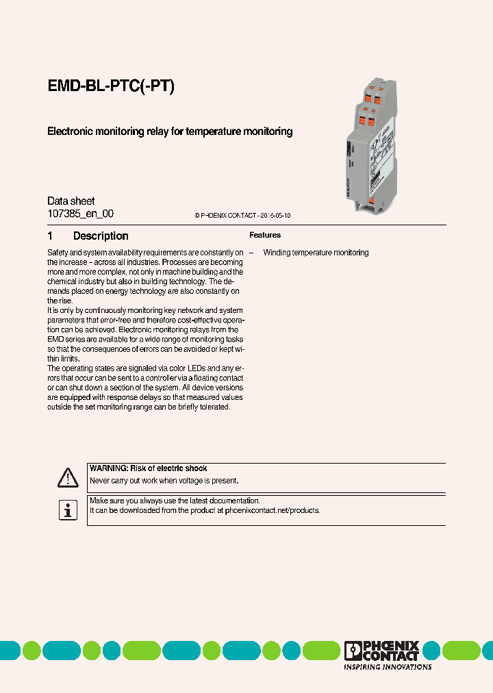 EMD-BL-PTC-PT_8982552.PDF Datasheet Download --- IC-ON-LINE