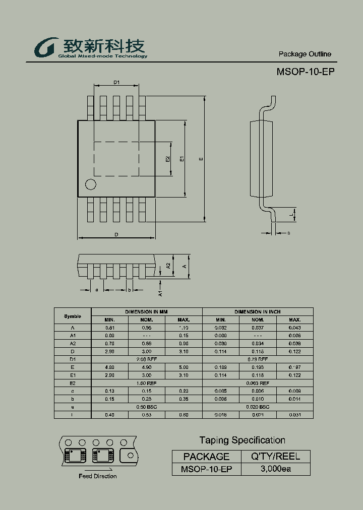 MSOP-10-EP_8996476.PDF Datasheet Download --- IC-ON-LINE