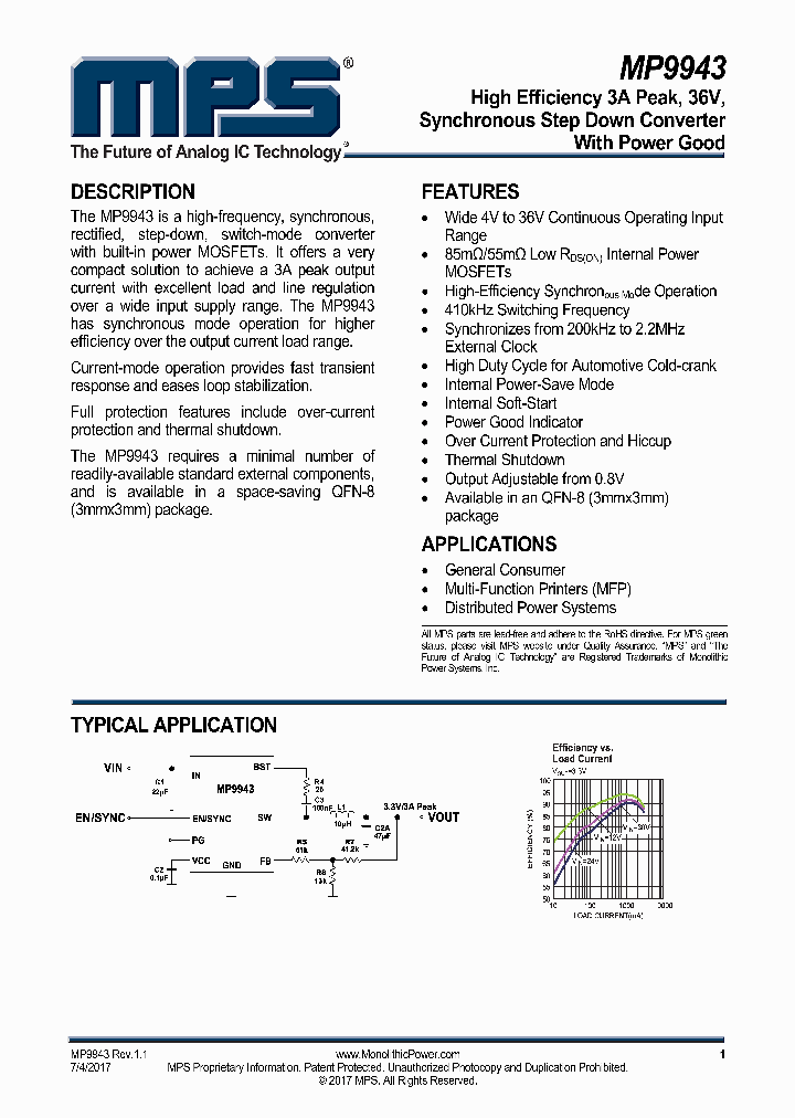 MP9943_9026242.PDF Datasheet Download --- IC-ON-LINE