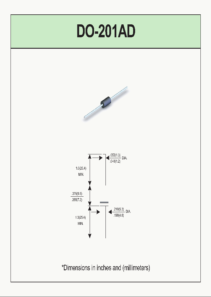 DO-201AD_9035750.PDF Datasheet Download --- IC-ON-LINE