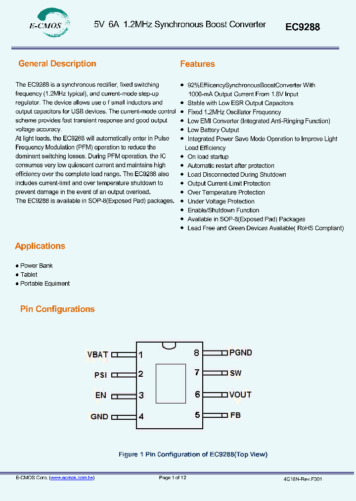 EC9288_9050405.PDF Datasheet Download --- IC-ON-LINE