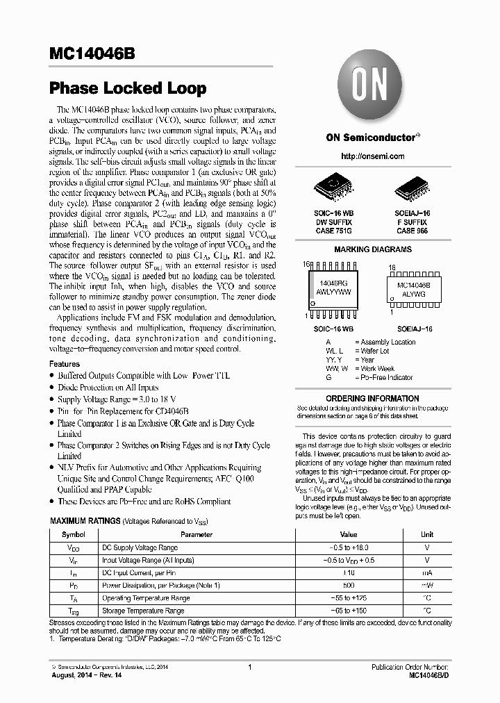 MC14046BFG_9053800.PDF Datasheet Download --- IC-ON-LINE
