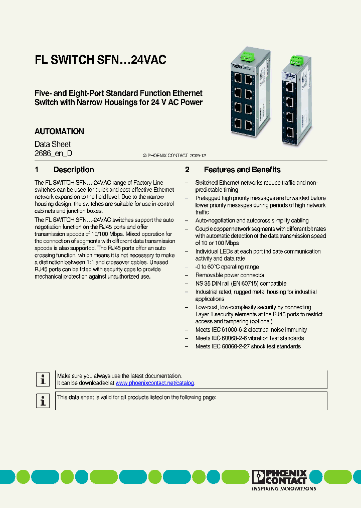 FL-SWITCH-SFN-24VAC_9059969.PDF Datasheet Download --- IC-ON-LINE