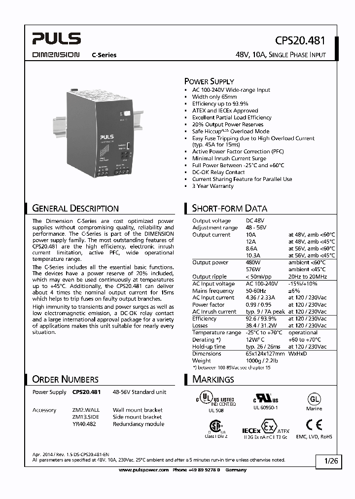 CPS20481_9069875.PDF Datasheet Download --- IC-ON-LINE