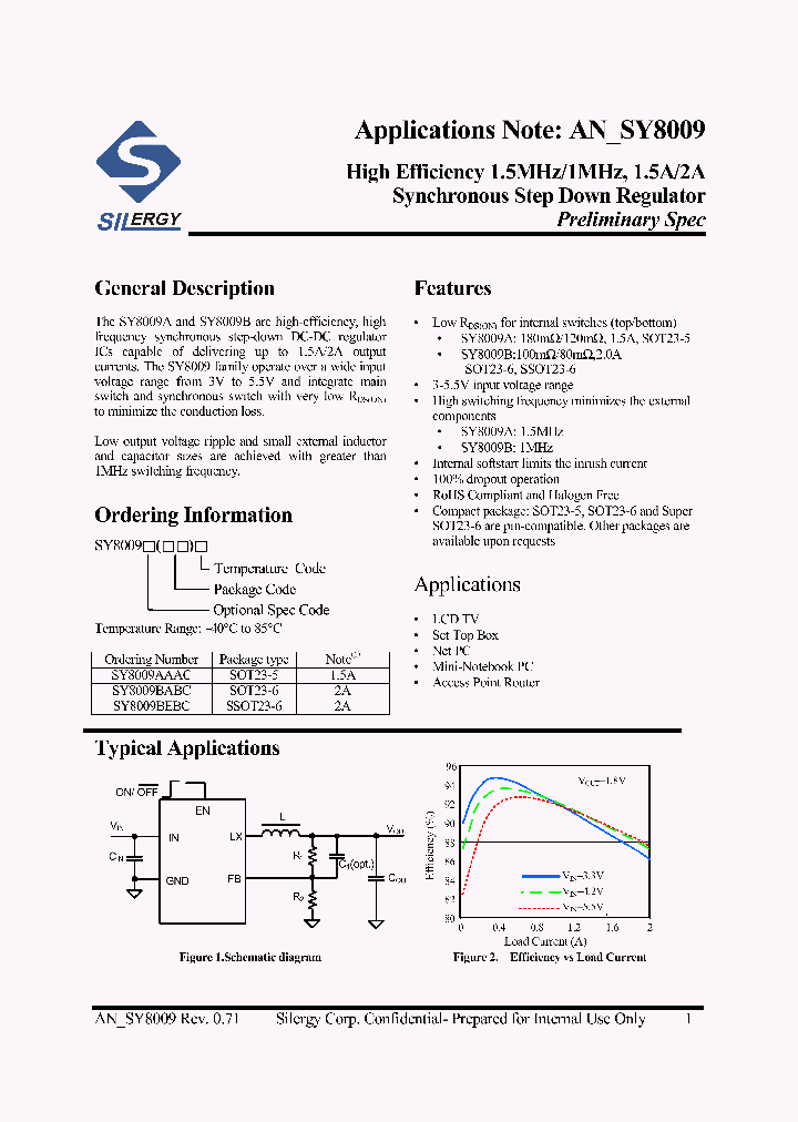 AN-SY8009_9086658.PDF Datasheet Download --- IC-ON-LINE