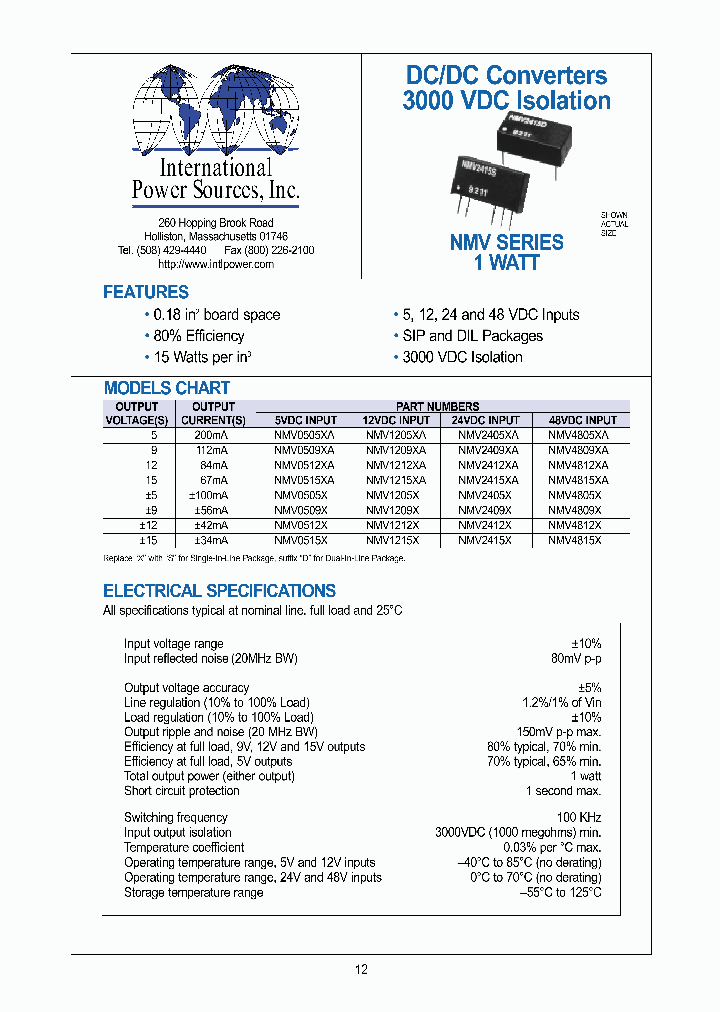 NMV4809DA_9098131.PDF Datasheet Download --- IC-ON-LINE