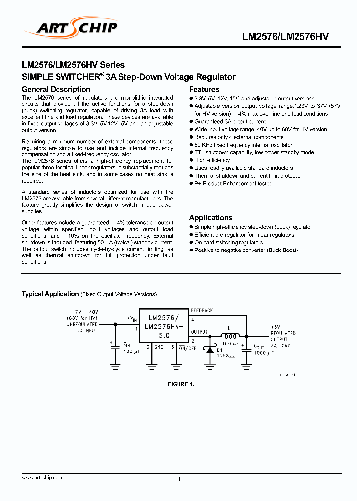 LM2576HVSX-12_9109474.PDF Datasheet Download --- IC-ON-LINE