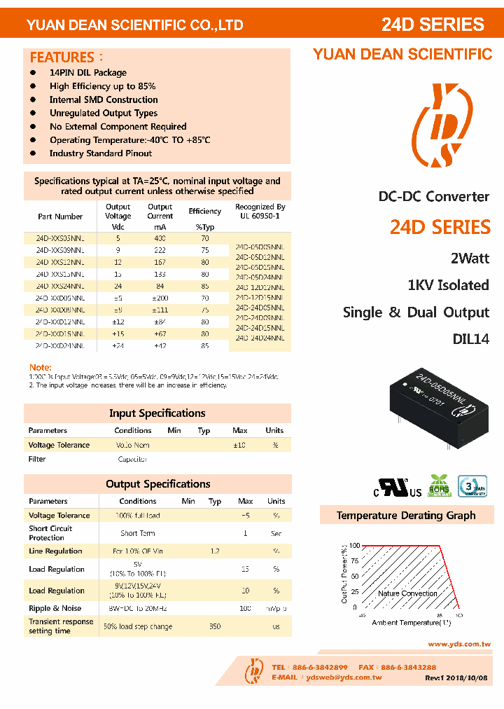 24D-05S05NNL_9113292.PDF Datasheet Download --- IC-ON-LINE